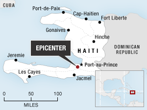 Map: Port-Au-Prince, Haiti, And Surrounding Area | WBUR News