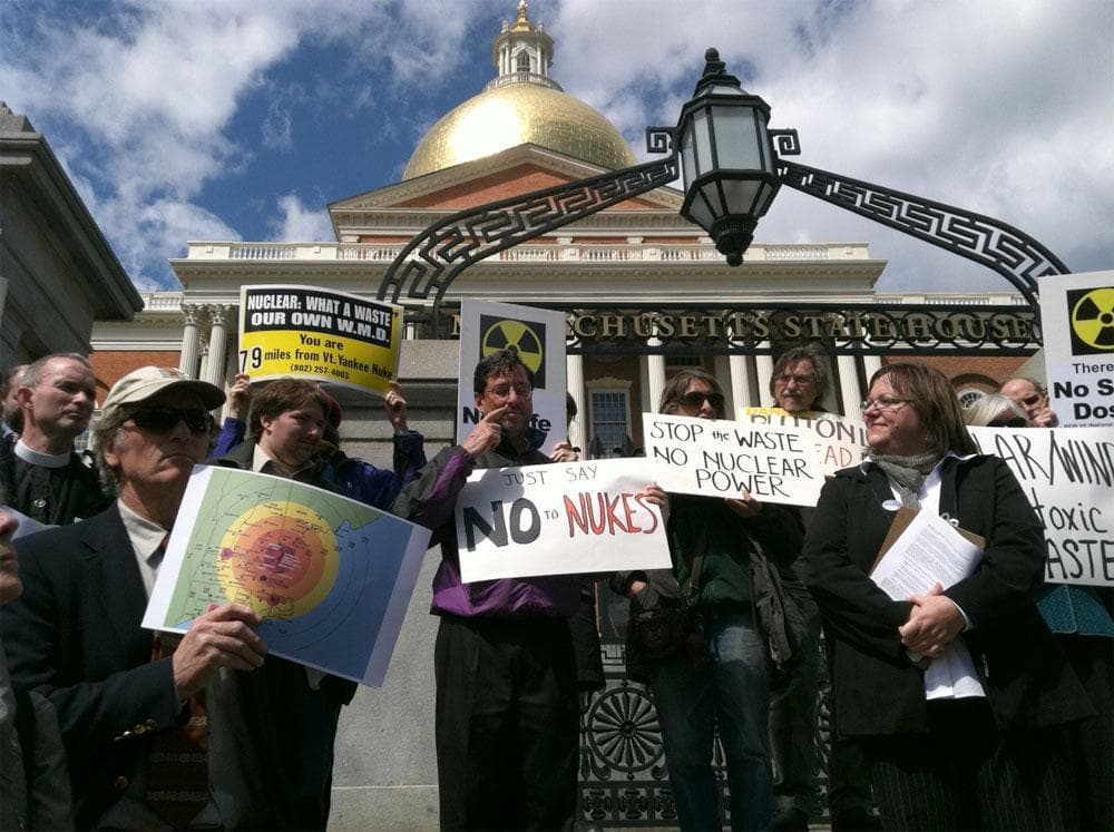 Nuclear Protesters Take To Mass. State House | WBUR News