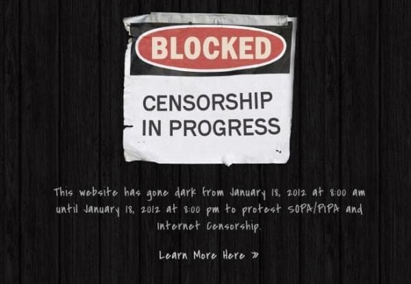 Websites Go Dark To Protest The 'Stop Online Piracy Act' | Here & Now