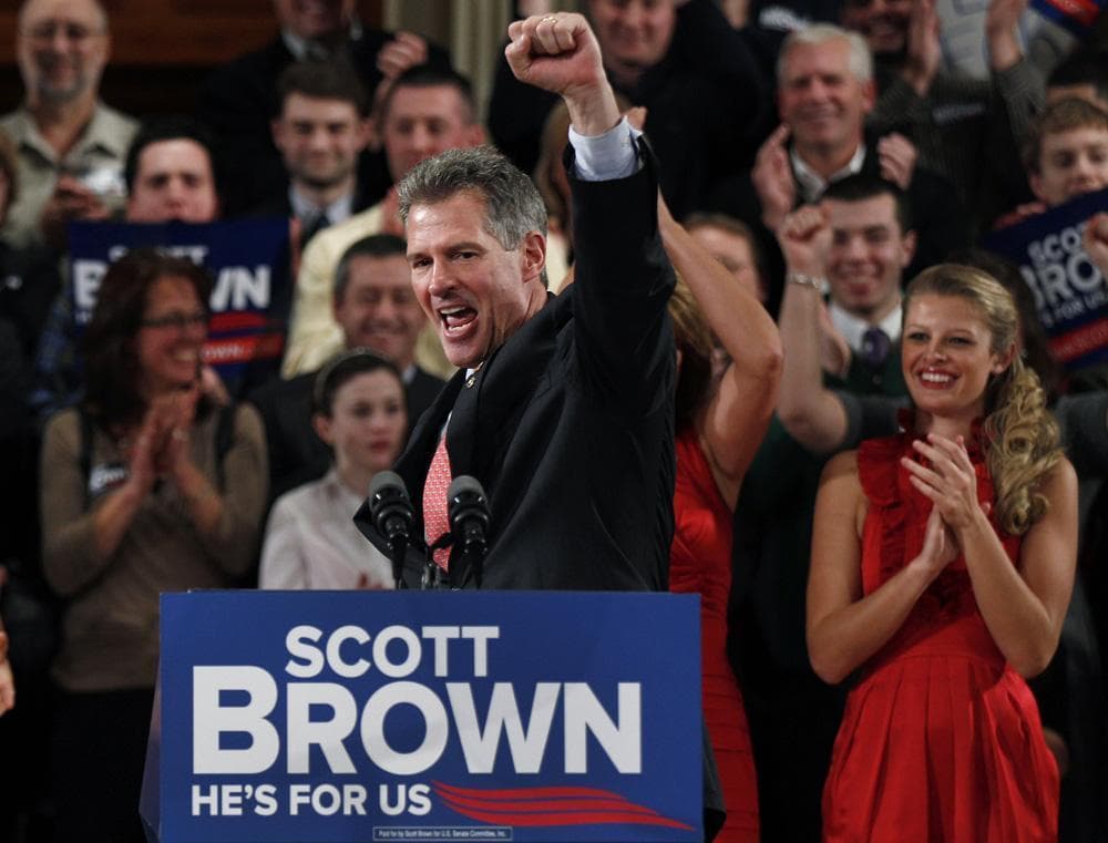Brown Kicks Off Re-Election Bid 2 Years After Special Election Victory ...