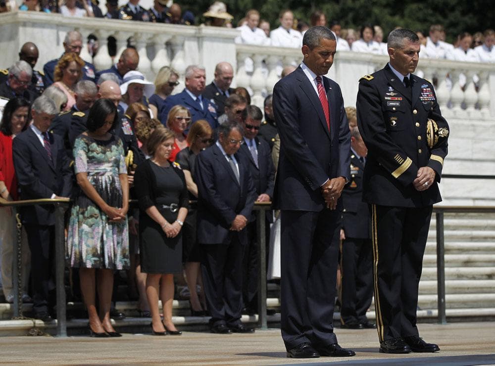 Obama: We Must Be 'Nation Worthy Of Your Sacrifice' | WBUR News