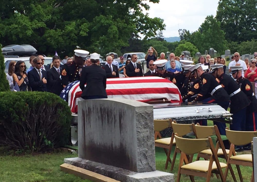 WWII Marine Finally Laid To Rest In His Massachusetts Hometown | WBUR News