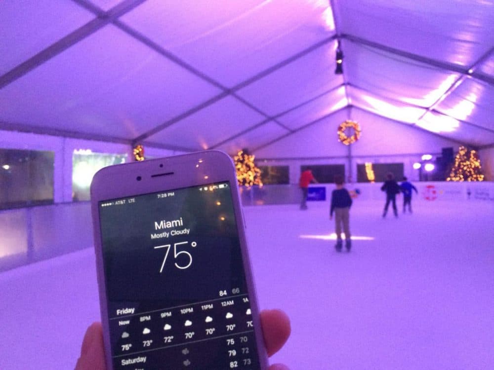Miami's New Holiday Tradition: Outdoor Ice Skating | Here & Now