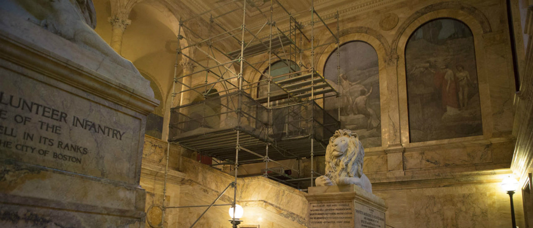 How Conservators Are Saving A Historic Mural At The Boston Public ...