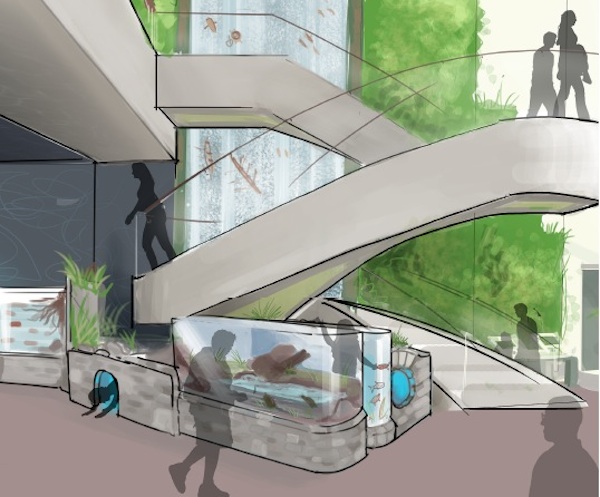 Museum Of Science Transforms Lobby: Down With Granite, Up With ...