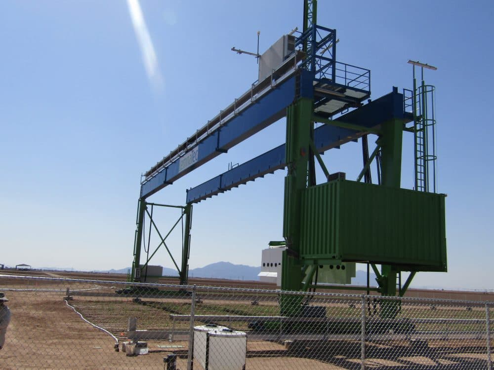 In Arizona, A Giant Robotic Scanner Studies Crops | Here & Now