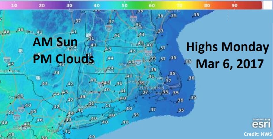 Forecast: Chilly Morning, But Temps. Rise To Hit 60 By Wed. — Before ...