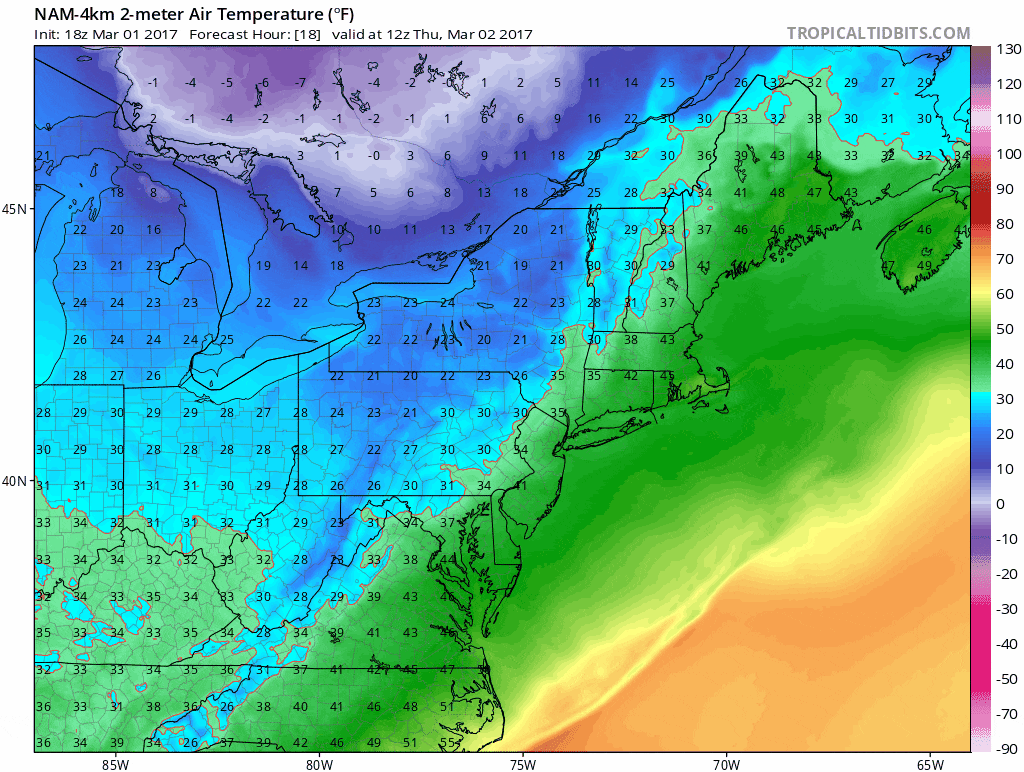 Forecast: Very Windy And Growing Much Colder Throughout The Day | WBUR News
