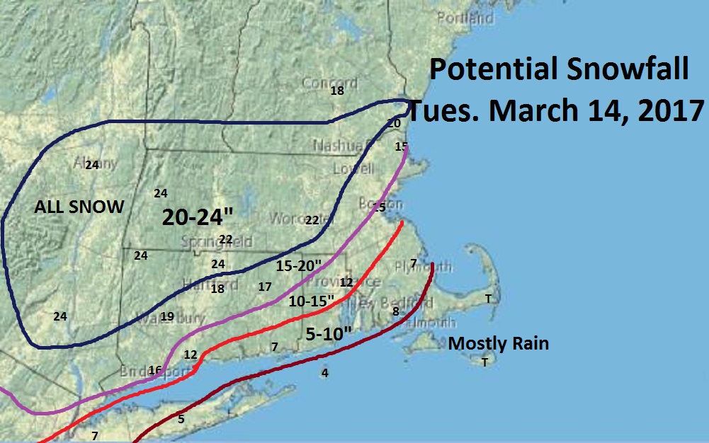 Forecast: Blizzard Conditions On The Way For Tuesday | WBUR News