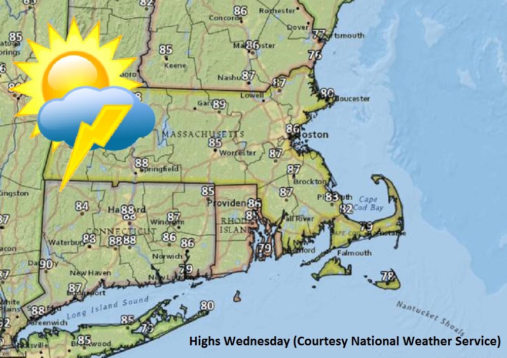 Forecast: Chance Of Thunderstorms Tonight; Partly Sunny And Humid All ...
