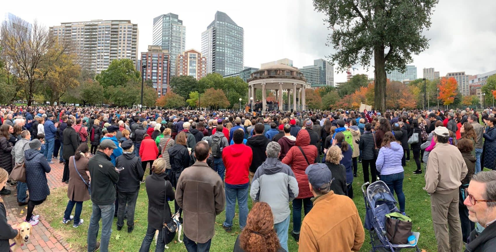 People Gather On Boston Common To Mourn Tree Of Life Synagogue Victims ...