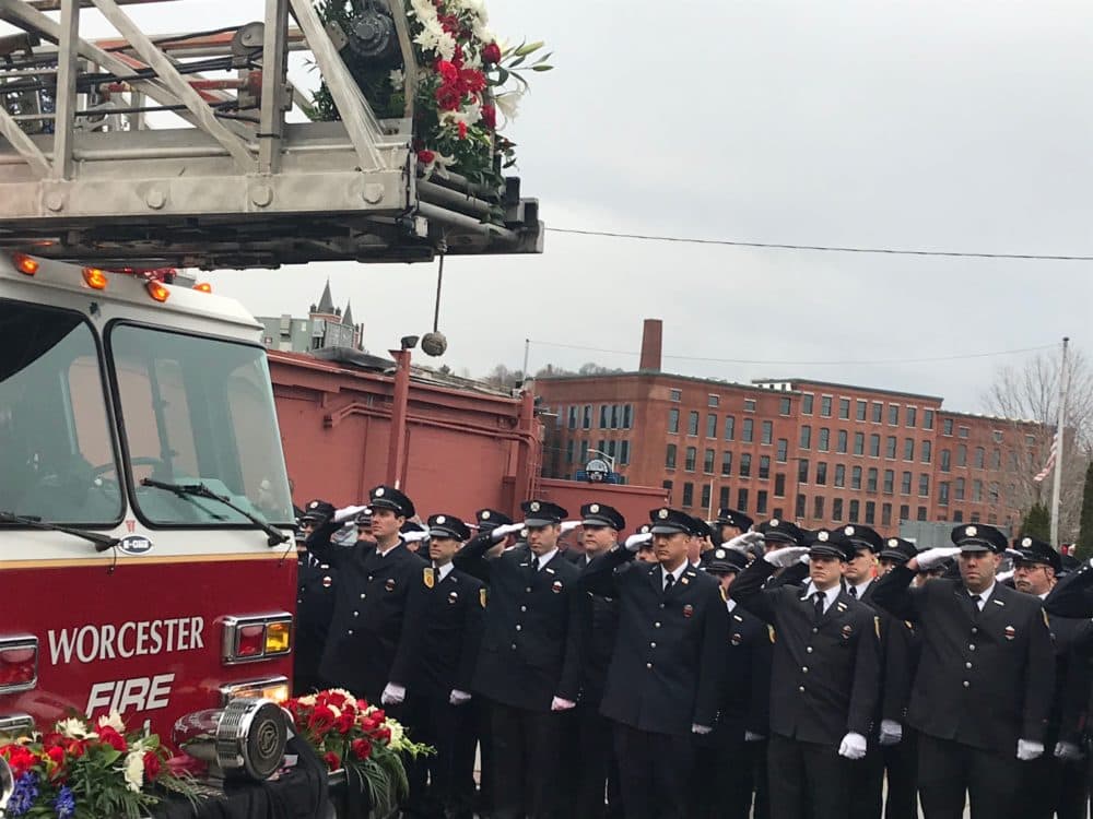 'Another December': Worcester Firefighter Roy Is Laid To Rest | WBUR News