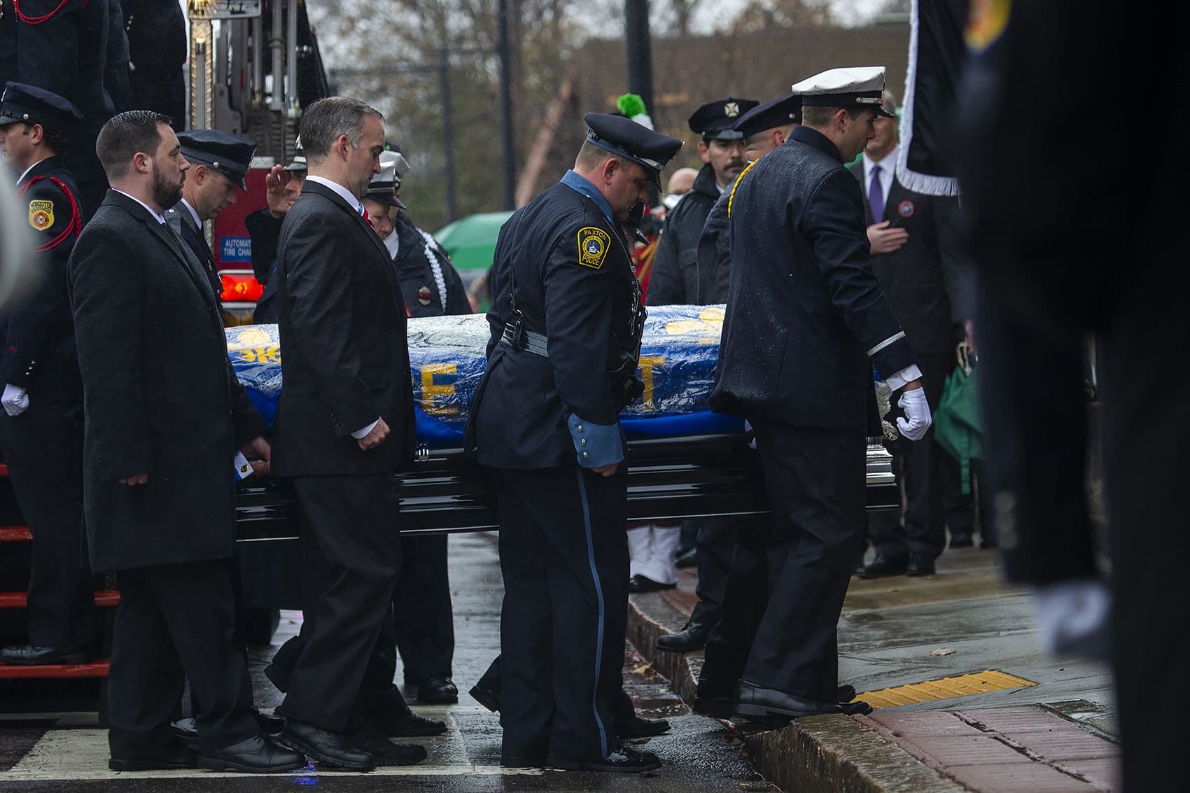 Hundreds Gather To Honor Worcester Firefighter Jason Menard At His ...