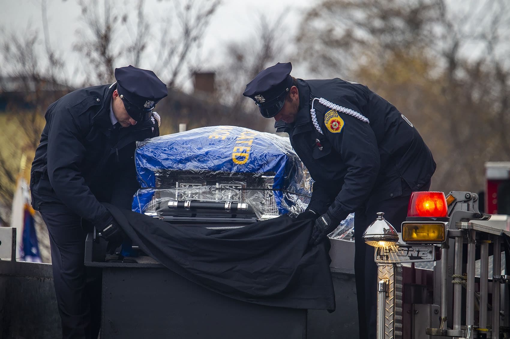 Hundreds Gather To Honor Worcester Firefighter Jason Menard At His ...
