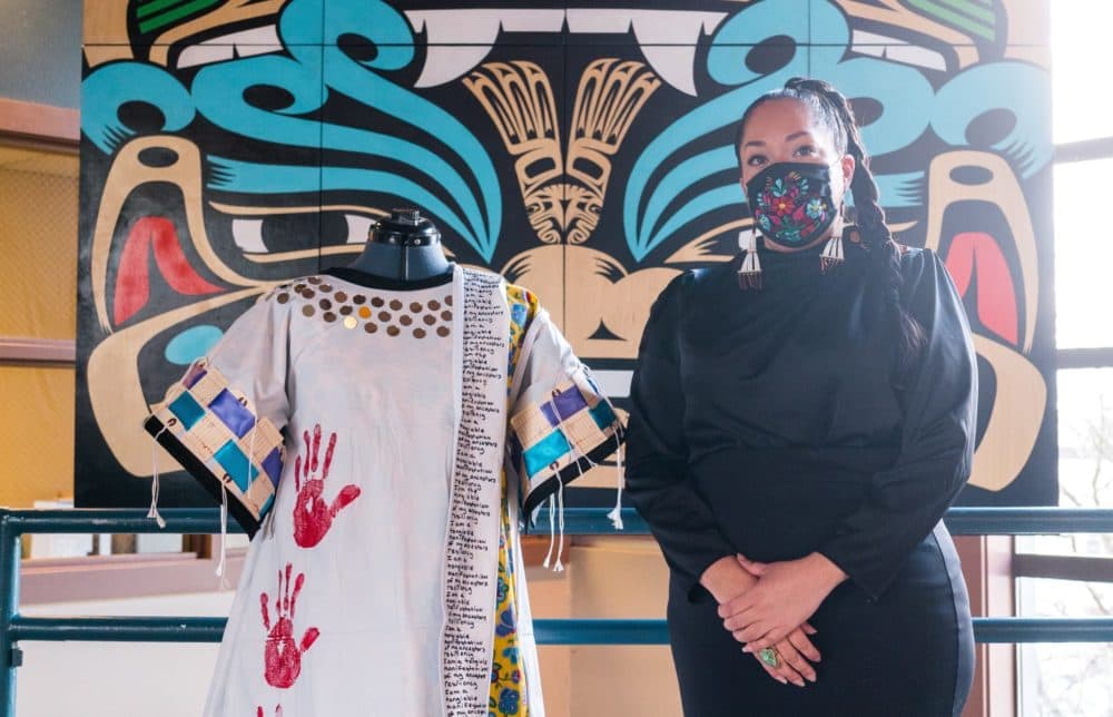 Indigenous Researcher Transforms Body Bag Into A Healing Ribbon Dress ...