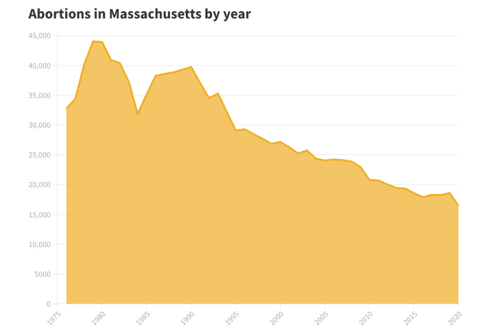 Understand more about abortions in Mass. with these 5 graphs | WBUR News