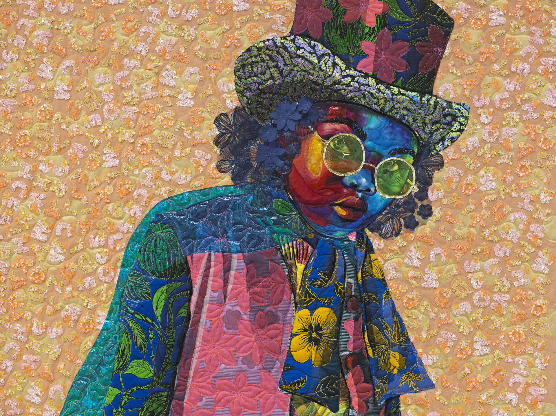 Bisa Butler weaves the Black diaspora together in dynamic, electric ...