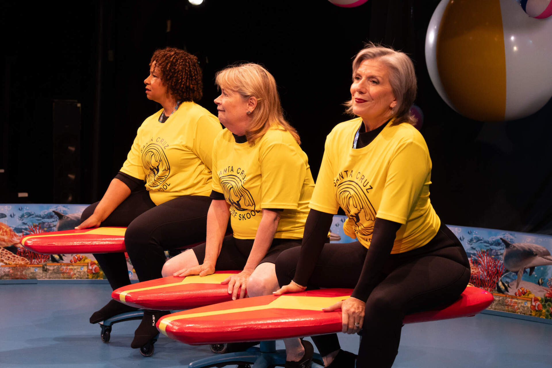 The women of 'Wipeout' ride the swells of life at Gloucester Stage ...