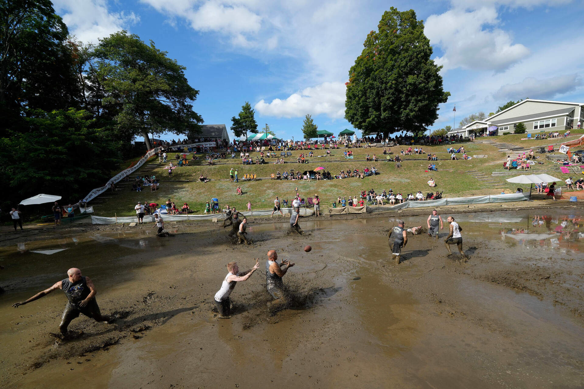Joy in Mud Bowl: N.H. football tournament celebrates 50 years of messy ...