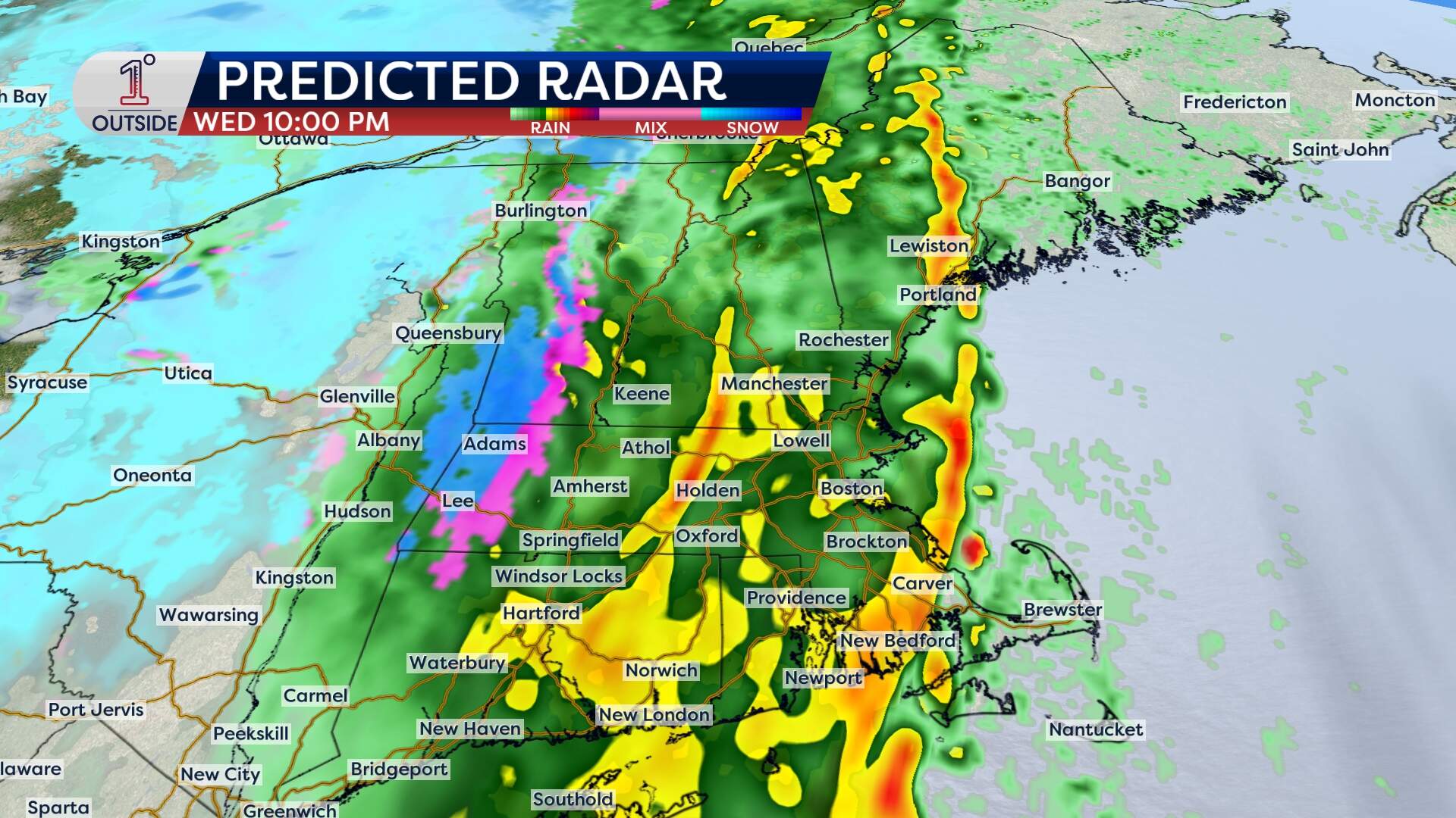 Mid-week storm to bring damaging wind, heavy rain and warm air to ...