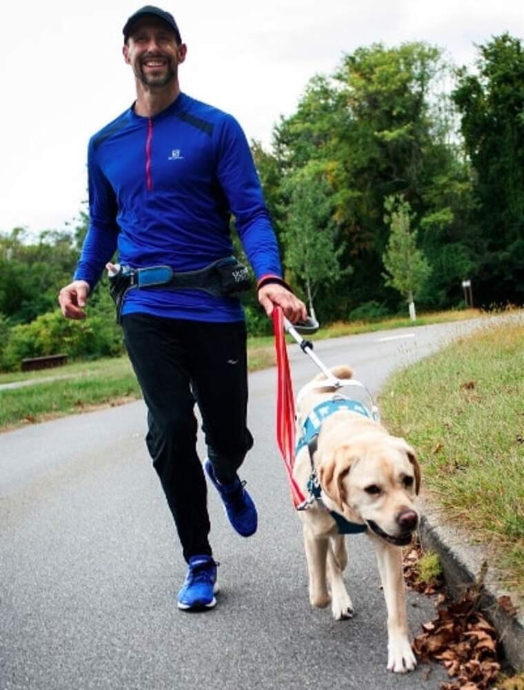 For blind runners, canine running guides can be a ticket to safety and ...