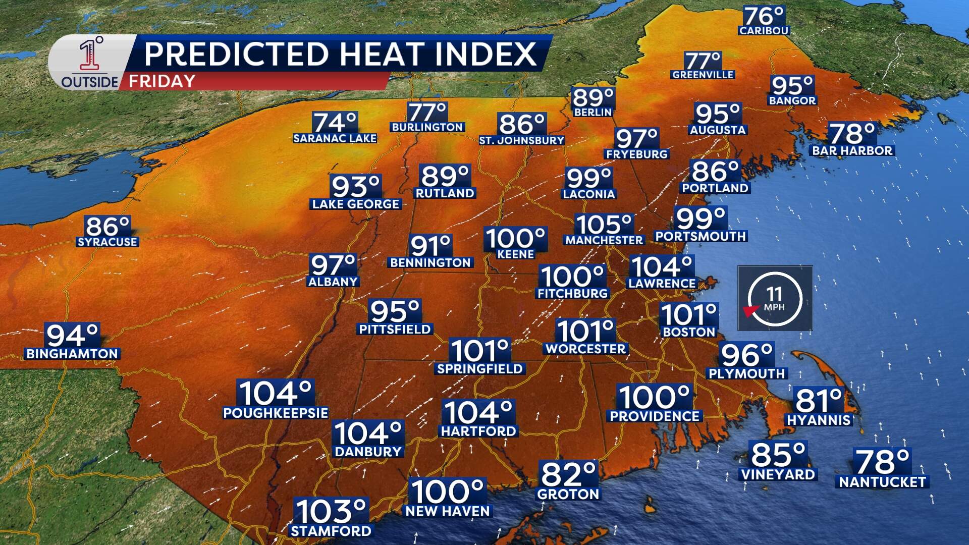 It will feel like over 100 degrees in Boston Friday | WBUR News