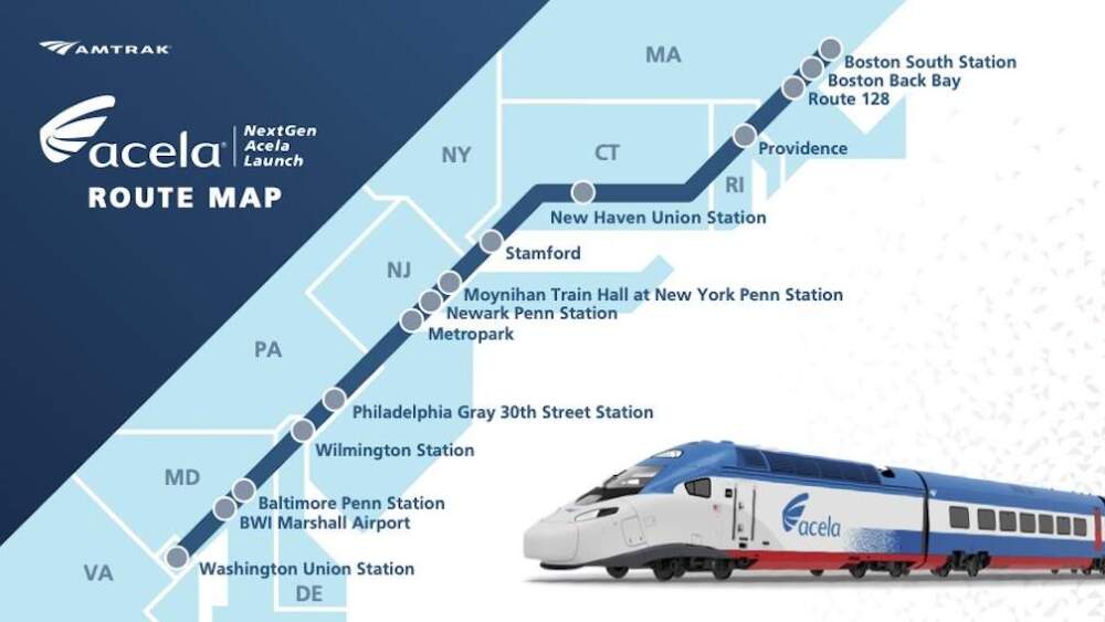 Now boarding! Amtrak launches higher speed trains between Boston and D ...