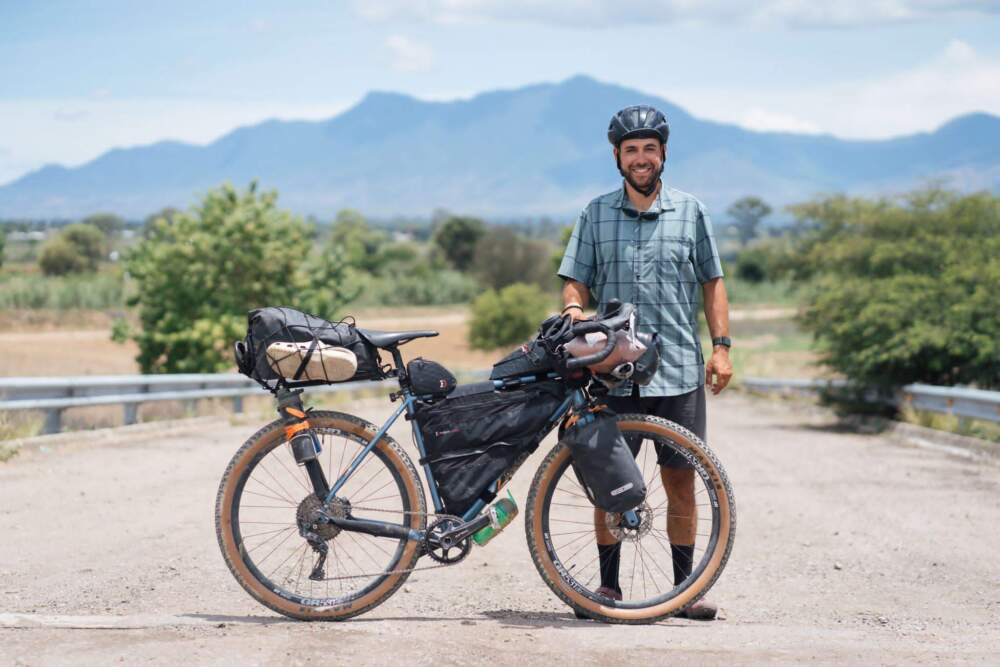He biked 46,000 miles across 6 continents, and he's not done yet | NCPR News