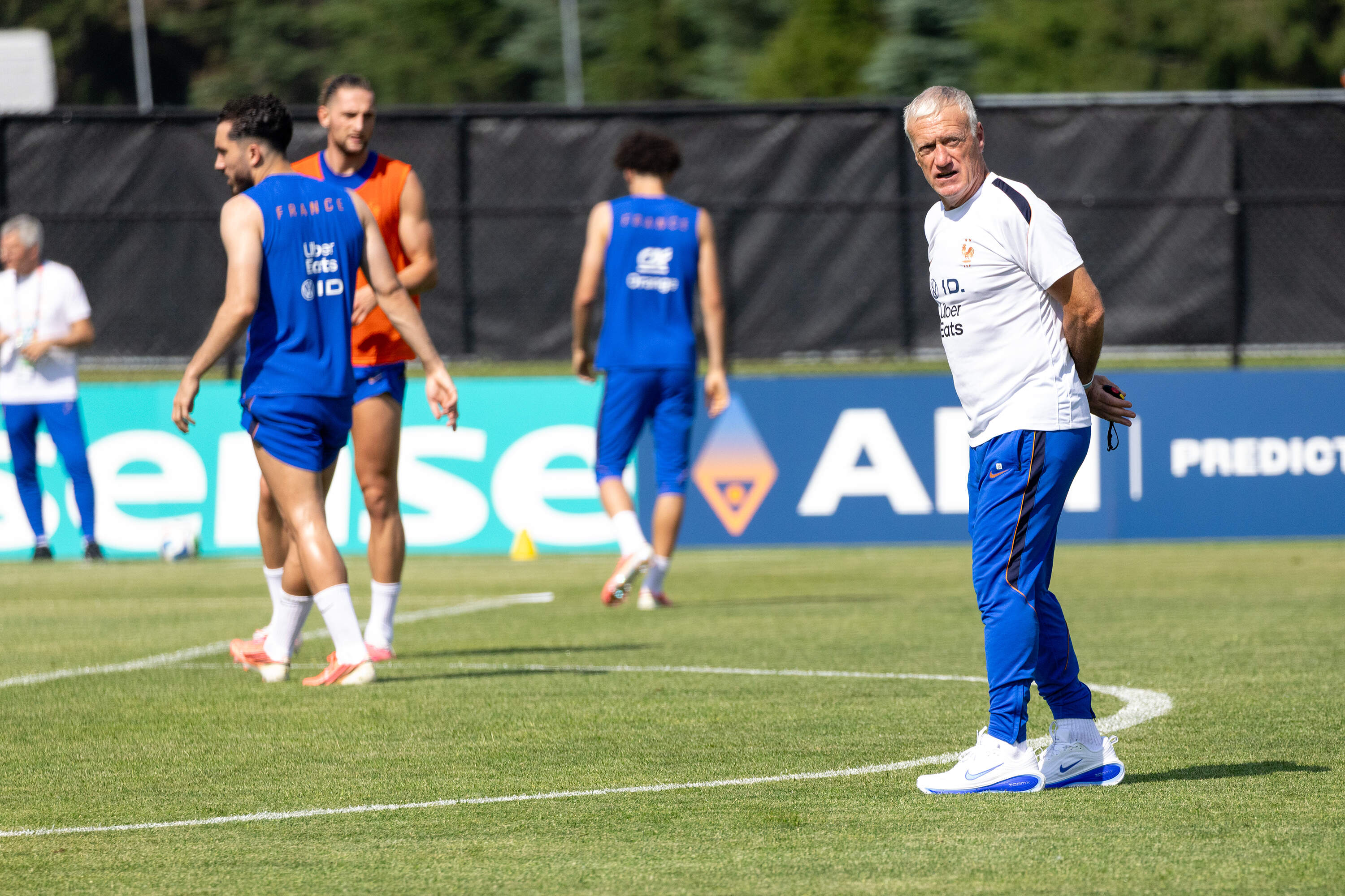 PHOTOS: Team France tunes up at Bentley ahead of first World Cup match ...